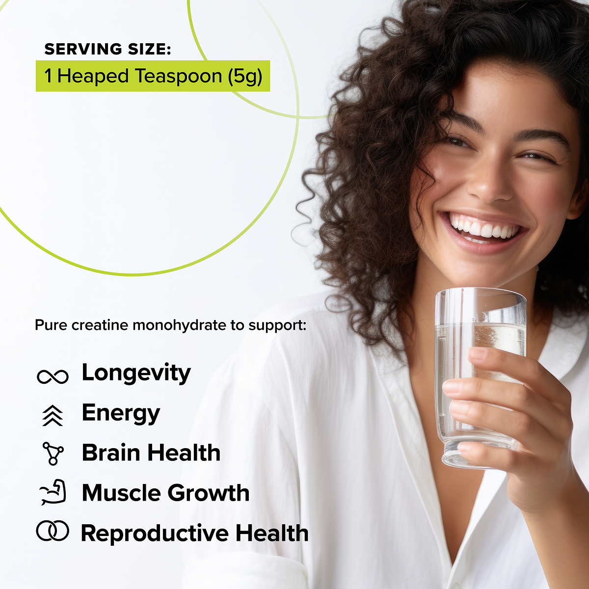 Purest Creatine Monohydrate for Muscle Growth, Energy, and Longevity ...