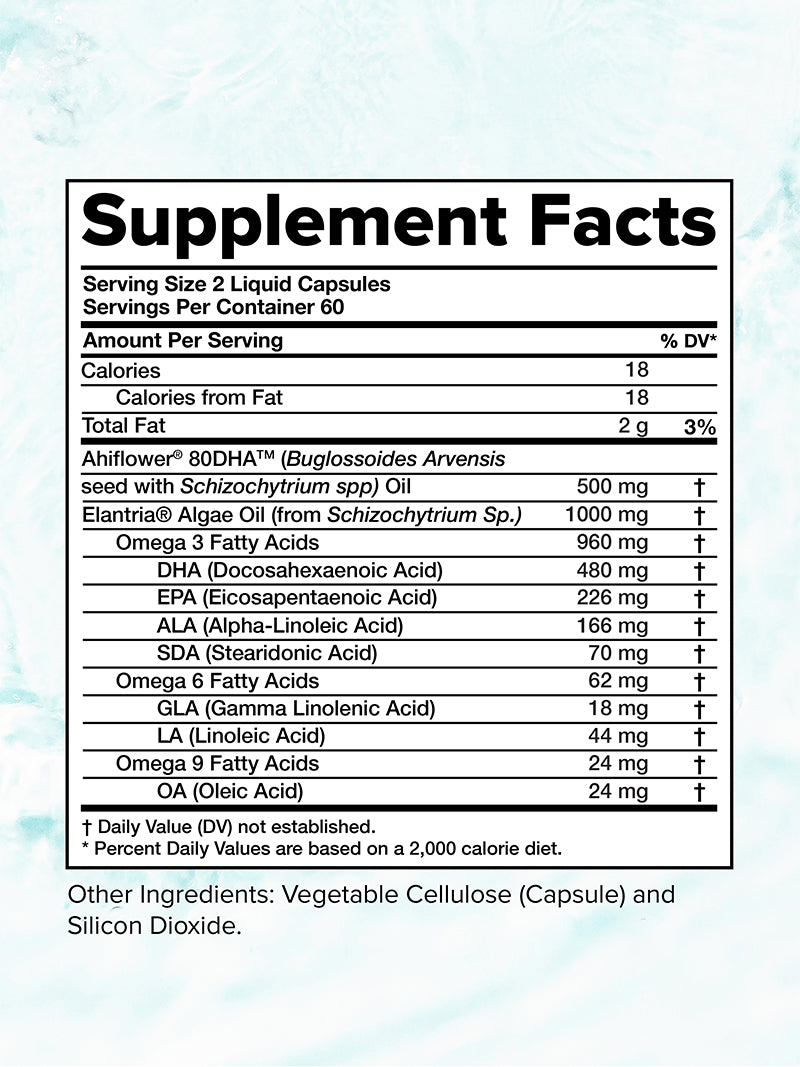 Complement Omega Complex - Liquid of DHA, EPA, ALA, and SDA Omega-3s.