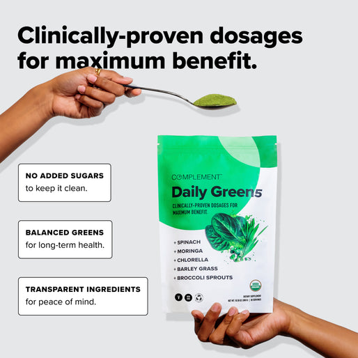 Daily Greens by Complement - Organic Greens Superfood Powder