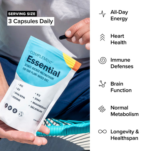 Complement Essential - The Best Vegan Multivitamin for Plant-Based Eaters