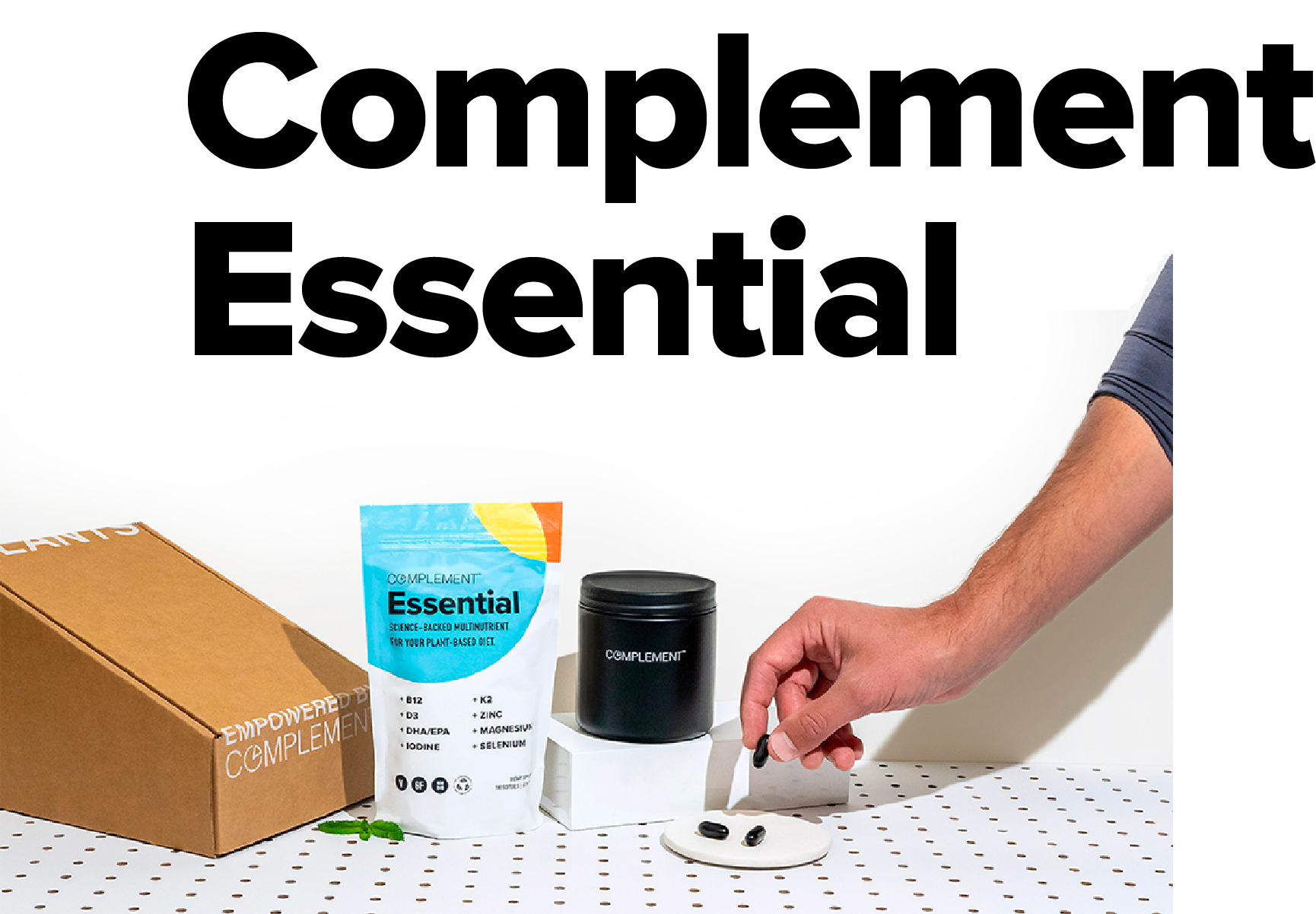 Complement Essential - The Best Vegan Multivitamin for Plant-Based Eaters